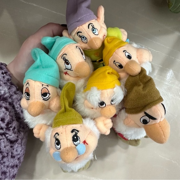 Disney | Toys | Snow White The Seven Dwarves Doc Dopey Bashful Happy ...